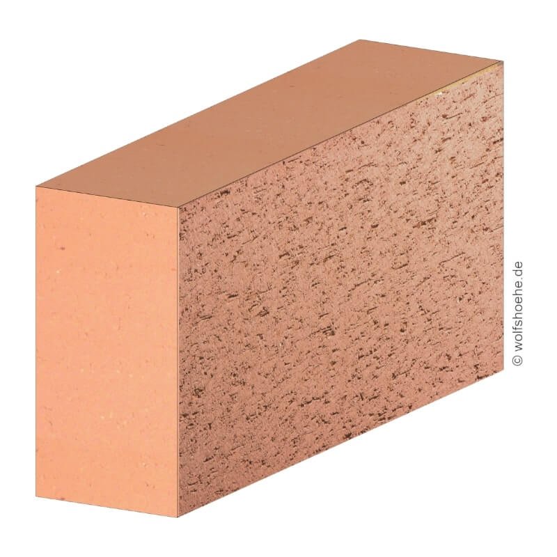 Šamot-Tellis HBO+ Šamotttellis Kare 250x124x64 mm kare 300014 Wolfshöher Tonwerke - Uuri ...